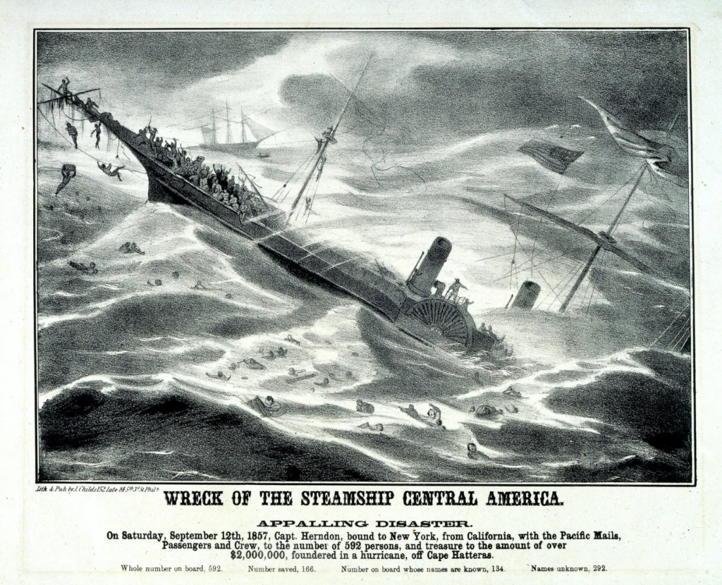 Remembering William Lewis Herndon, captain of the gold-laden SS Central ...